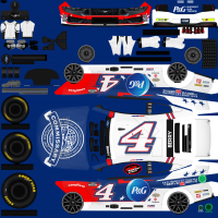 P&G/commissary | Josh Berry | 2024 Dark Horse Mustang | Stunod Racing